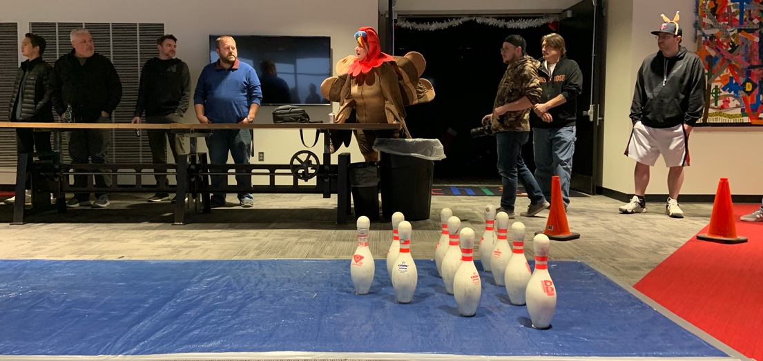 Kicking Off Thanksgiving with Turkey Bowling - Carsforsale.com® Careers